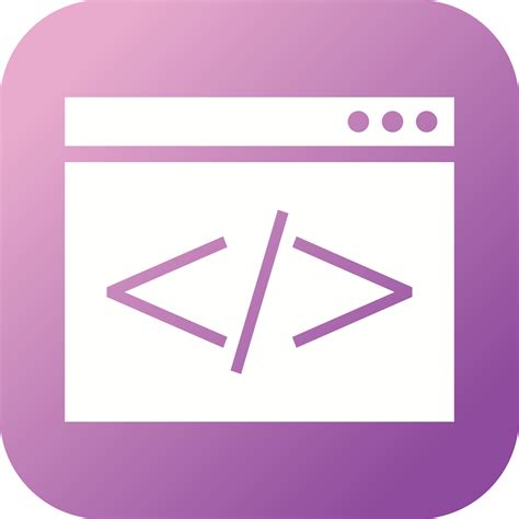 beautiful coding vector glyph icon 17145144 vector art at vecteezy