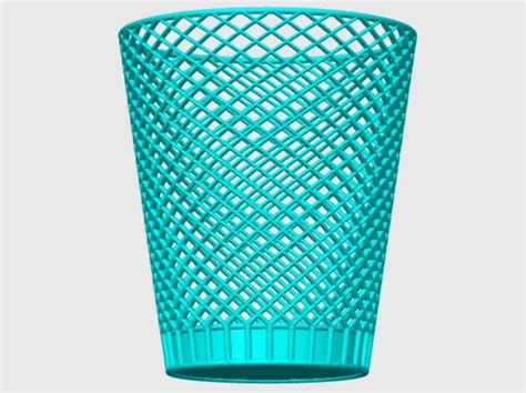 Rattan Wastebasket By Century 3d Makerworld Download Free 3d Models