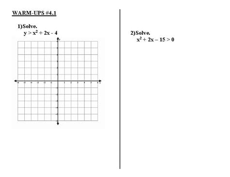 Algebra 2 Big Ideas Ch 4 Notes And Warmups Polynomial Functions