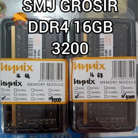 Jual SM Soddim Sodim Ram Memory Laptop Notebook Ddr Gb Hynix Pc Kota Surabaya