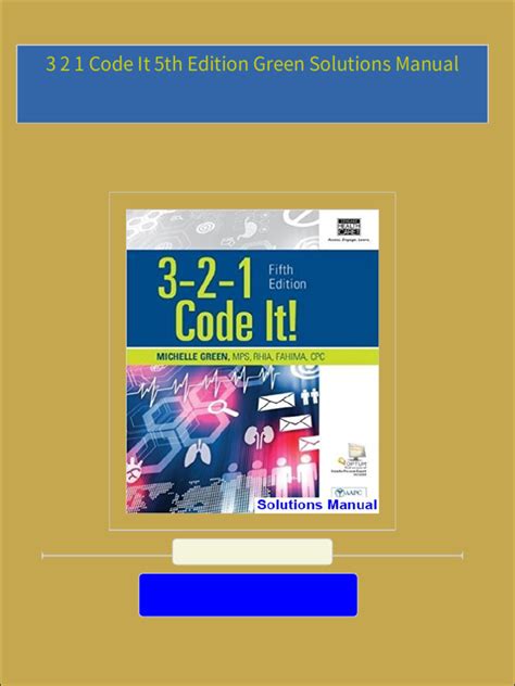free access to 3 2 1 code it 5th edition green solutions manual chapter