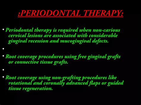 Non Carious Cervical Lesion ODP