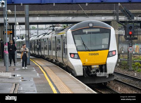 Thameslink Class 700 Passenger Train At West Hampstead Railway Station