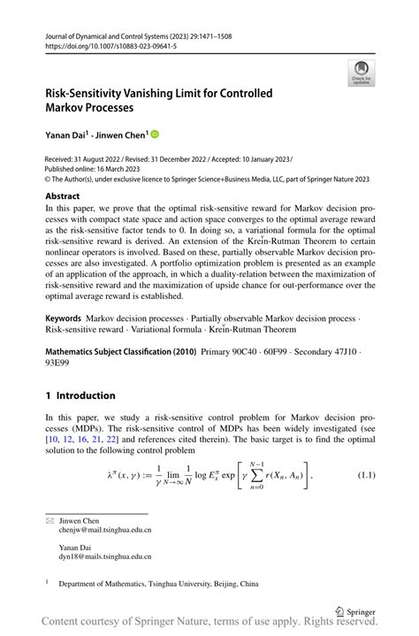 Risk Sensitivity Vanishing Limit For Controlled Markov Processes