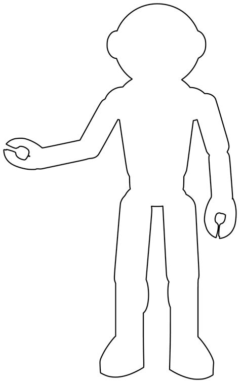 Shape Of Robot Free Printable Papercraft Templates