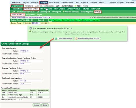 Opening Requisition Entry In Next Year Schoolfi Support