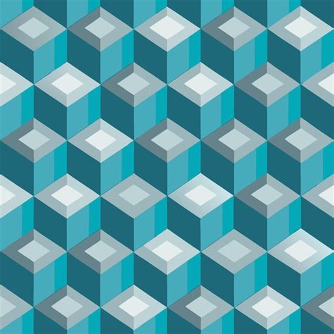 Isometric Cubes Minimalist Background Featuring Isometric Cubes In A