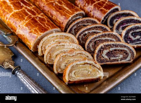 Traditional Hungarian Christmas Cookies With Poppy Seed Walnut And