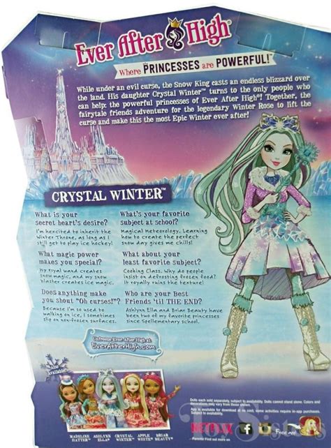Ever After High Epic Winter Crystal Winter Toy Sisters