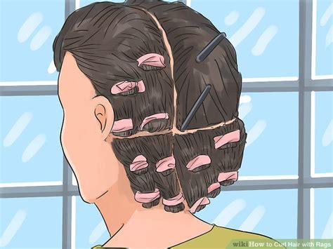 How To Curl Hair With Rags 12 Steps With Pictures Wikihow