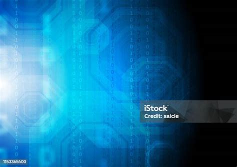 이진 코드와 다크 블루 기술 배경 0에 대한 스톡 벡터 아트 및 기타 이미지 0 0명 1 Istock