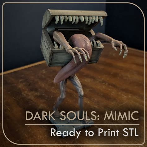 👹 Dark Souls Mimic・ Stl File For 3d Printing・cults
