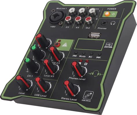 SUNGOOYUE Audio Mixer Channel Line Mixer Channel Line Mixer Mini Audio Mixer With