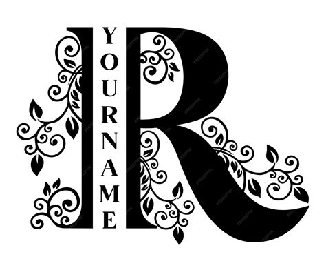 premium vector separate r letter sublimation vector design file for