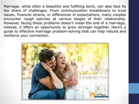Ppt Effective Marriage Problem Solving Strengthening Your Relationship Powerpoint