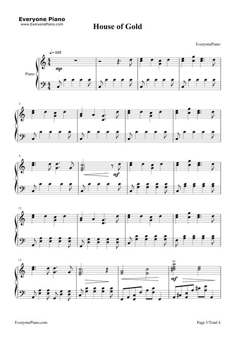 House Of Gold Twenty One Pilots Stave Preview