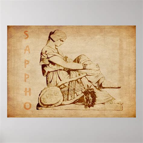 Vintage Sappho Poster Zazzle