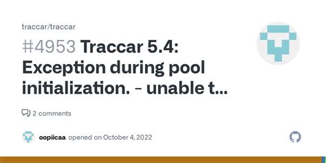 Traccar 5 4 Exception During Pool Initialization Unable To Find