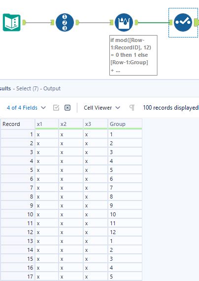 Solved How To Loop Numbers In A Column Alteryx Community
