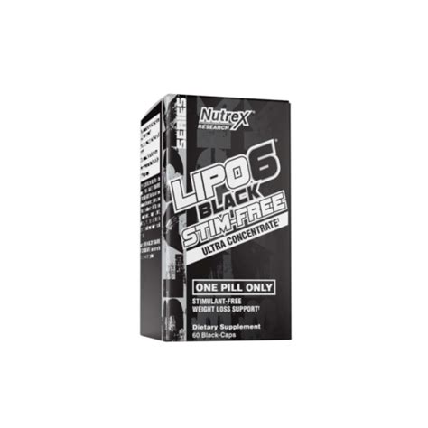 LIPO 6 Black Stim Free 60 Cápsulas – Nutrangol