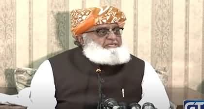 Maulana Fazal Ur Rehmans Important Media Talk Demands New Election In