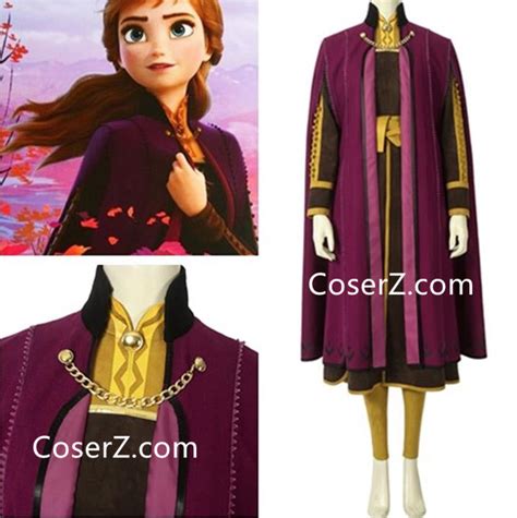 Frozen 2 Anna Costume Anna Dress Frozen Ii 2019 Anna Cosplay Hallo