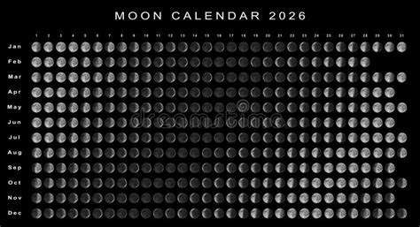2026 Calendar With Moon Phases — Fearless Cooking
