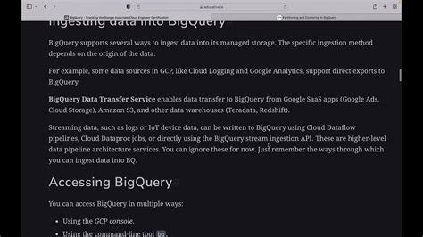 Gcp Big Query Gcp Bigquery Dataengineering Bigdata Cloudcomputing