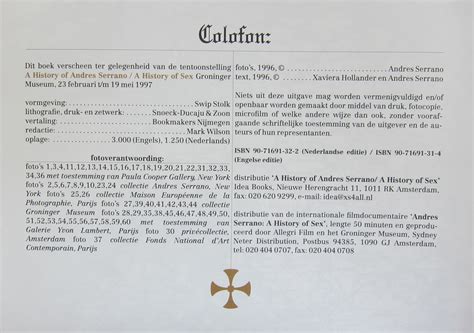 Andres Serrano…a History Of Sex Ftn Blog