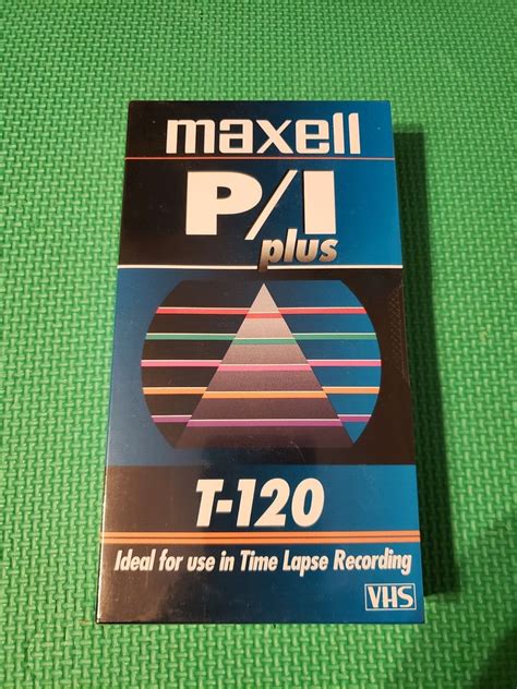 Maxell Pi Plus T 120 Blank Premium Quality Vhs Tape Ebay