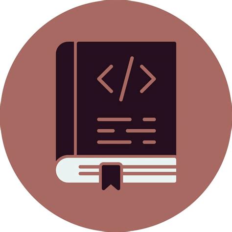 Coding Book Vector Icon 31433798 Vector Art At Vecteezy
