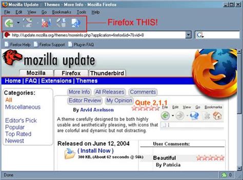 Firefox THIS Realmtech Net