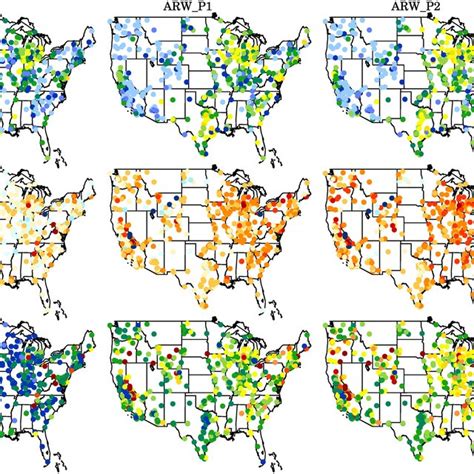 Spatial Distribution Of Correlation Coefficient Cc Top Panel Mean