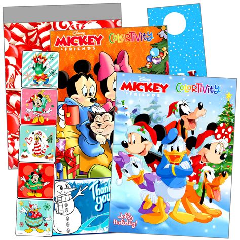Mickey And Friends Christmas Coloring Pages