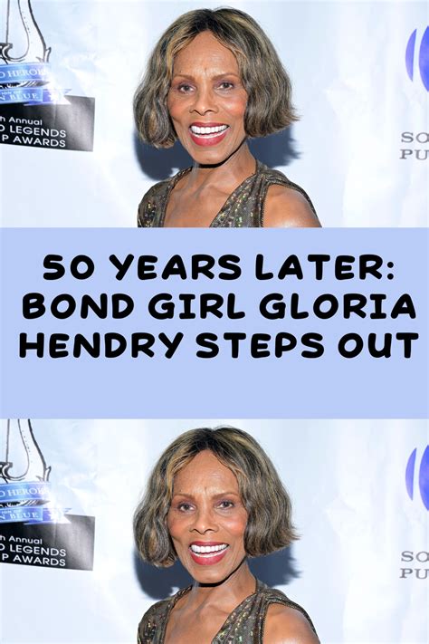 50 Years Later Bond Girl Gloria Hendry Steps Out Artofit