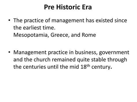 Evolution Of Management Ppt Business Administration Business