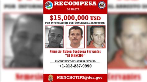 Ee Uu Aumenta La Recompensa Por La Captura Del Mencho Líder Del
