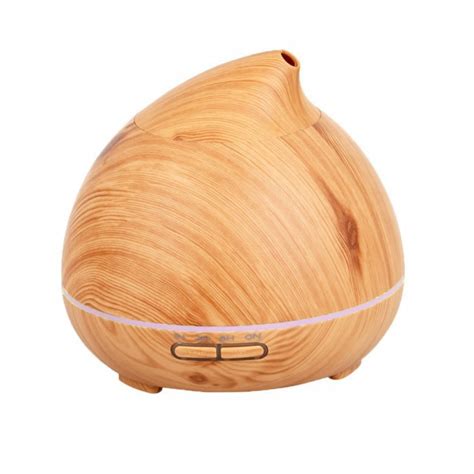 Jual Wooden Humidifier 7 Warna Led Light 300ml Coklat Kode H20 Shopee