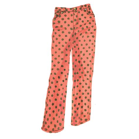 Wide Leg Polka Dot Jeans The J Peterman Company