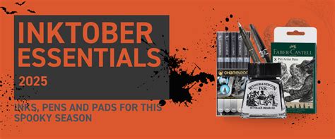 Inktober Essentials 2025 Best Pens Paper And Ink Art Shed