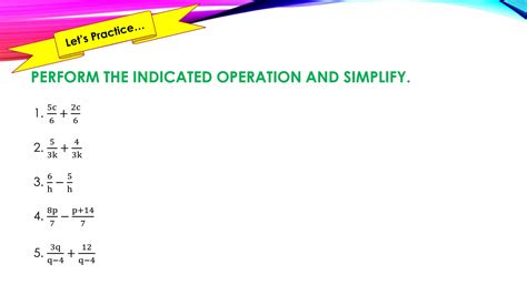 Grade 8 Addition And Subtraction Of Rational Expression Pdf