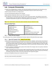 2 2 4 7 Lab Computer Disassembly 2 Pdf Lab Computer Disassembly In This Lab You Will