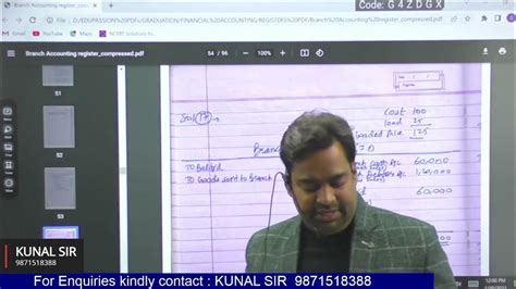 Branch Accounting Part 4 Bcomh Youtube