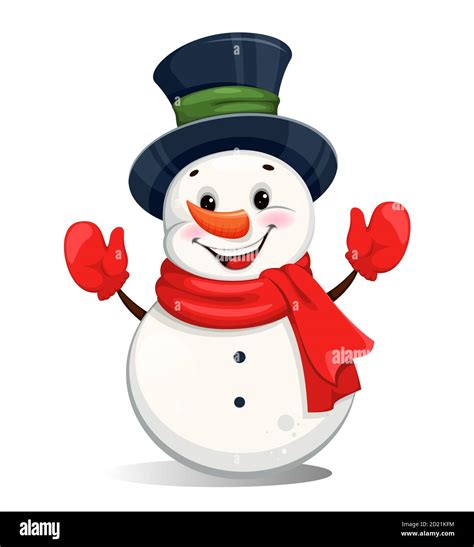 Christmas Cartoon Snowman