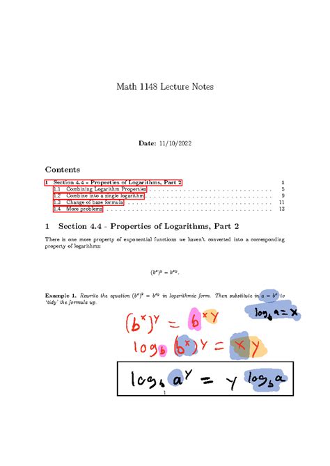 Math1148lecturenotesday23 Math 1148 Lecture Notes Date 1110