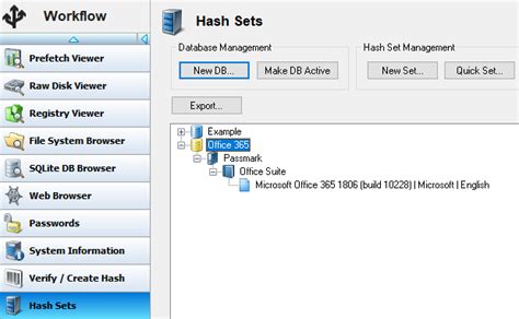 OSForensics Tutorial Creating Hashsets