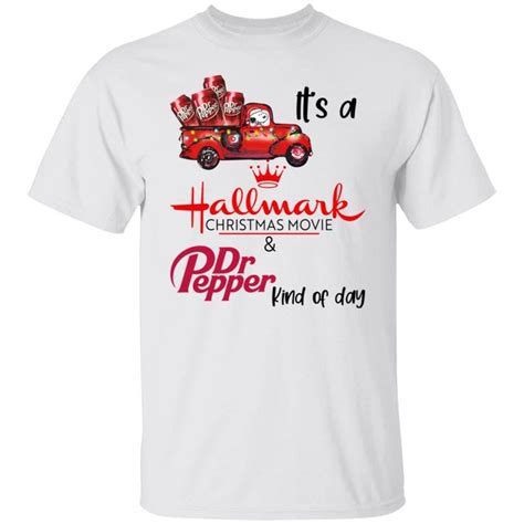 Snoopy Its A Hallmark Christmas Movies And Dr Pepper Kind Of Day Shirt