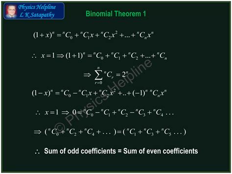 Binomial Theorem 1 Pptx