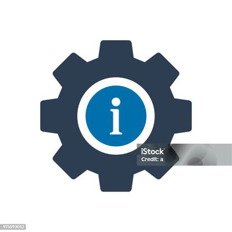 Icône Settings Ustensiles Et Outils Icône Avec Panneau Dinformation Icône Paramètres Et Environ