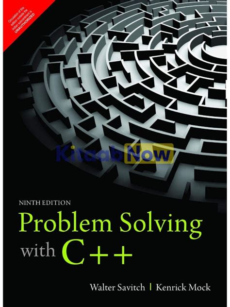 Problem Solving With C 9th Edition Kitaabnow